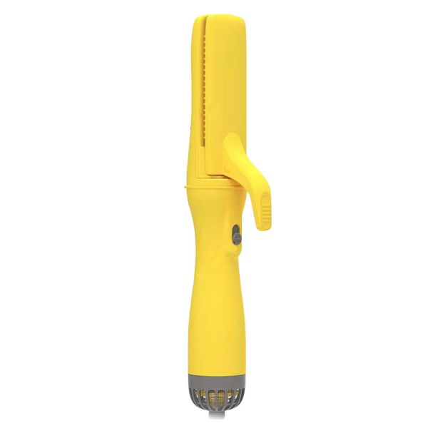 Quality Fashionable Yellow Travel Hair Straightener Styler Airflow Ionic Blow Dryer for sale