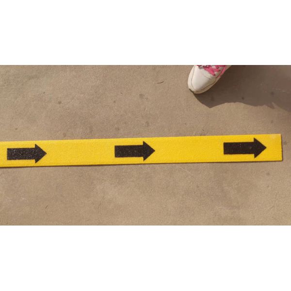 Quality Customizable 50mm Fiberglass Anti-Slip Strips with Chamfers on Both Sides for sale