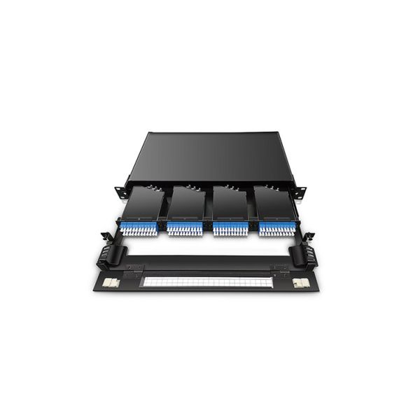 High Density MPO MTP LC 24F Optical Patch Panel MPO Fiber Optic Patch ...