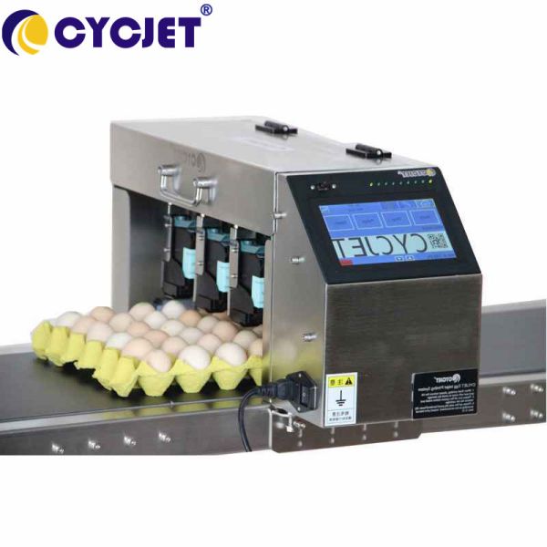 Quality Online Thermal Inkjet Printer For Egg Date Color Touch Screen Coding 6 Lines for sale