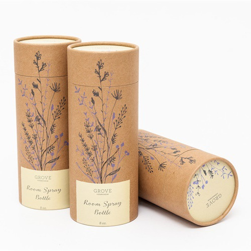 Quality UV Processed And Embossed Biodegradable Paper Tubes For Deodorant Stick Packaging for sale