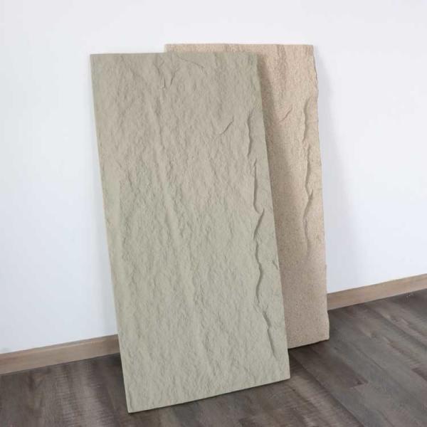 Quality Faux Pu Stone Wall Panel Mushroom Fireproof 3mm 1220 * 2440mm for sale