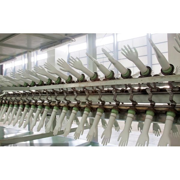Quality Fully Automatic Latex Gloves Production Line 380V CE for sale