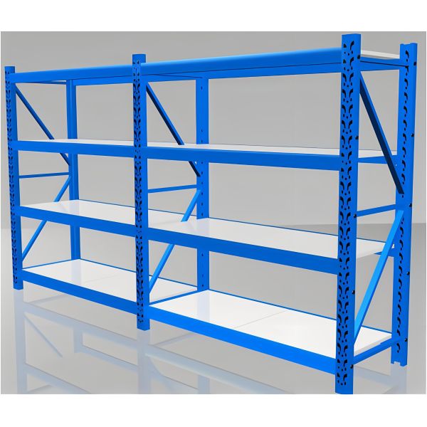 Quality Adjustable 4 Layers Metal Steel Storage Rack Medium Racking System for sale