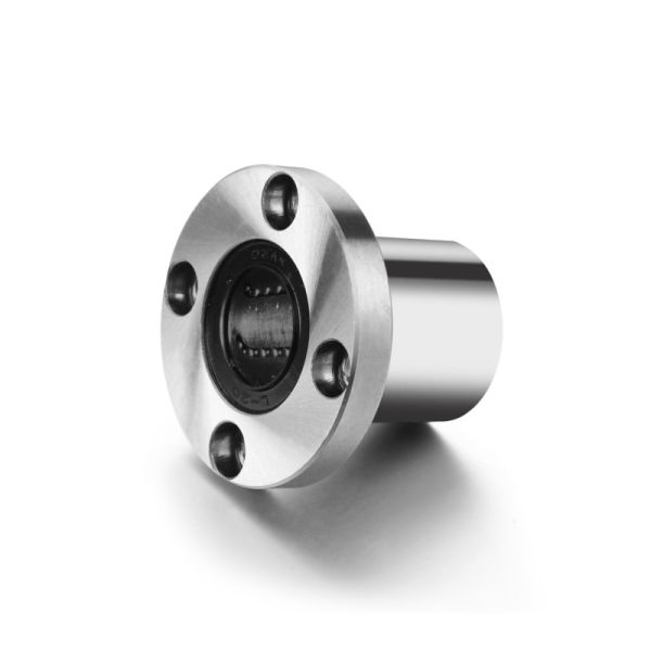 Quality Precision LMF8UU Round  Linear Flange Bearing With Silver PA66 for sale