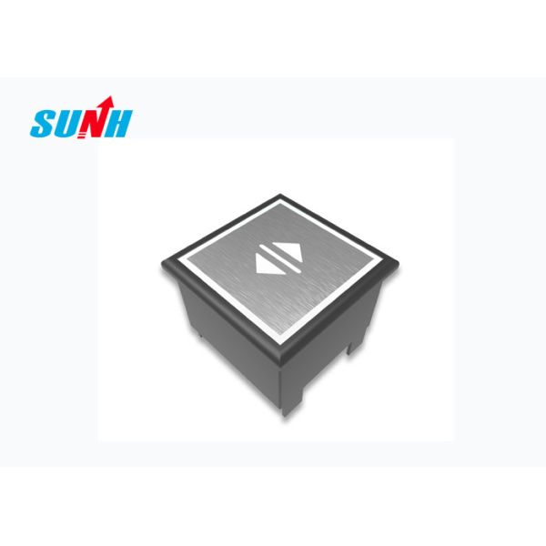 Quality New Design Elevator Door Buttons Square Push Button DC24V DC12V White Light for sale