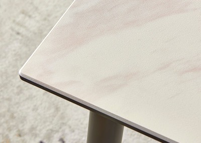 Quality Rectangle Fabric 0.3m3 56kgs Metal Dining Table Sets for sale
