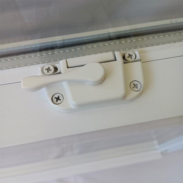 Quality 105MM Vinyl Profile PVC Ventilator Window White With Grill for sale