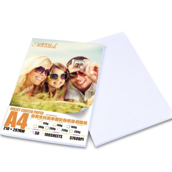 Quality A4 A3 140g Inkjet Printer Double Side Glossy Photo Paper for sale