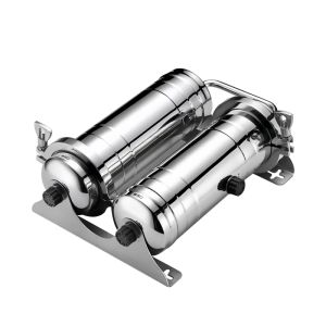 Quality Ultrafiltration Two Stage Water Filter Double Core Home Carbon Sediment Filter for sale
