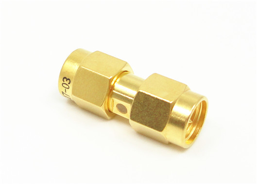 Quality 50Ω Brass Gold Plated SMA RF Adapter Beryllium Bronze Contacts for sale