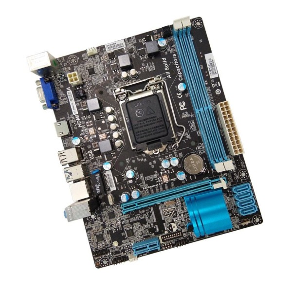 Quality B75 Mining Motherboard USB3.0 VGA LGA 1155 DDR3 8gb*2 Micro-ATX for sale