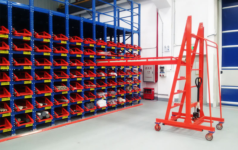 Roll Out Cassette (Honeycomb )Long Products Racking System
