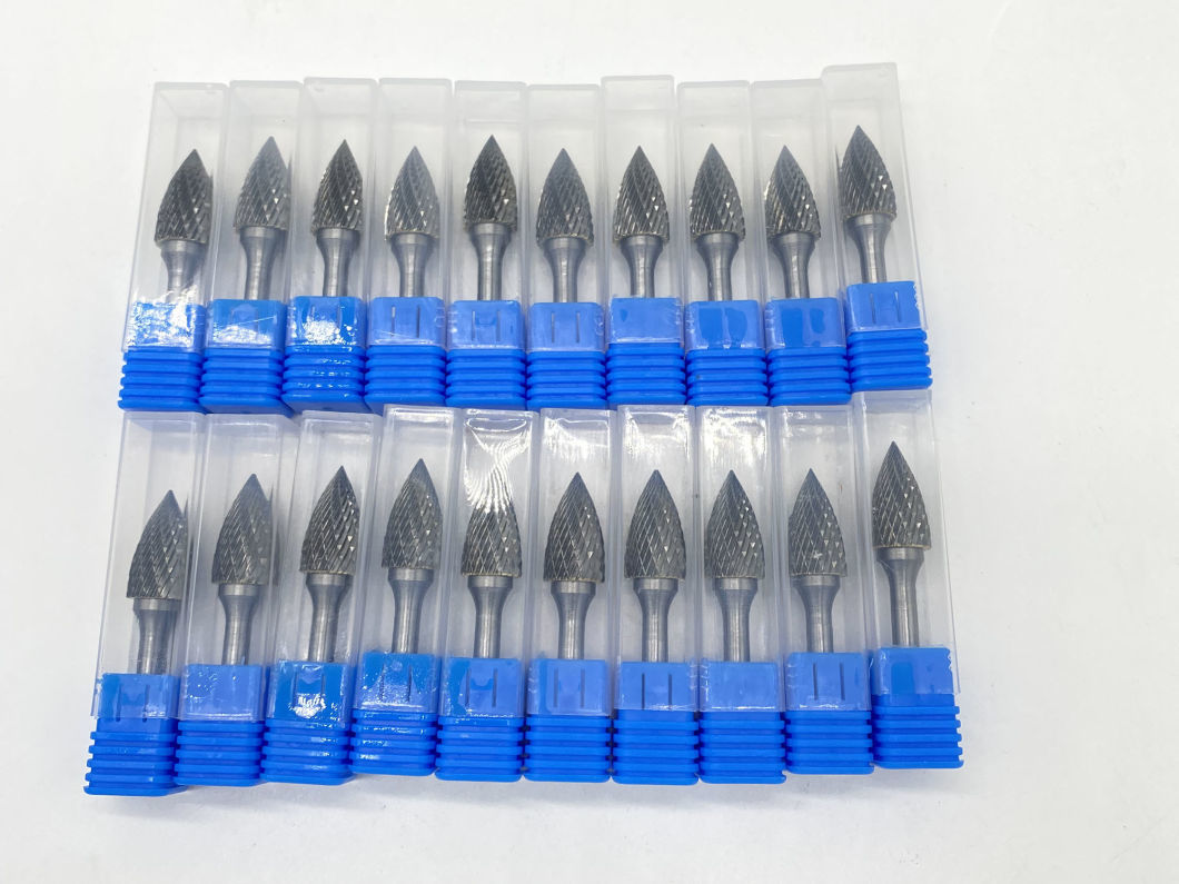 Wear-Resisting SA-5 Tungsten Carbide Burr Cylinder Shape Double Cut Rotary Burr File with 1/4&prime;&prime; Shank