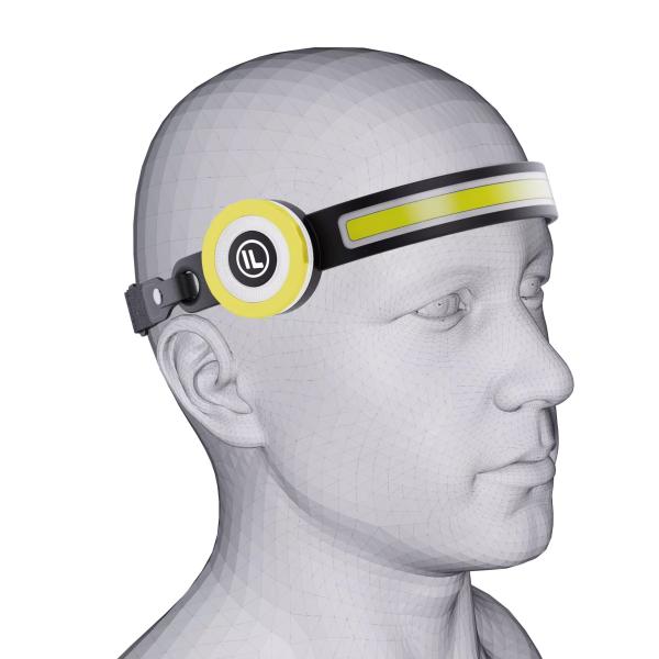 Quality Full View Portable Headlamp with 6000K Daylight Alert and Dimmable COB LED Work for sale