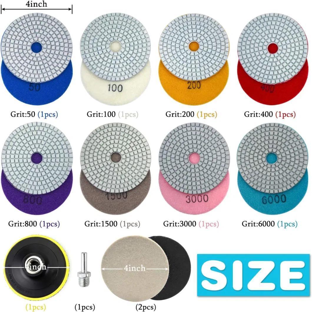 Diamond Polishing Pad 4inch for General Purposes Stone Polishing Marble Granite