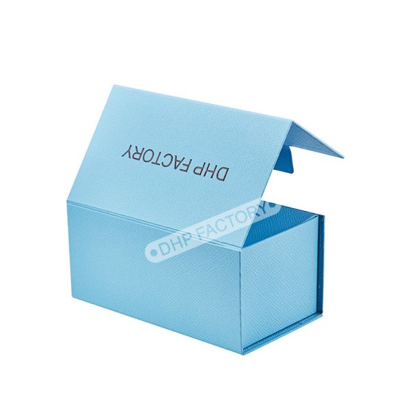 Quality Recyclable Texture Paper Cardboard Foldable Boxes Packaging Without Magnet for sale
