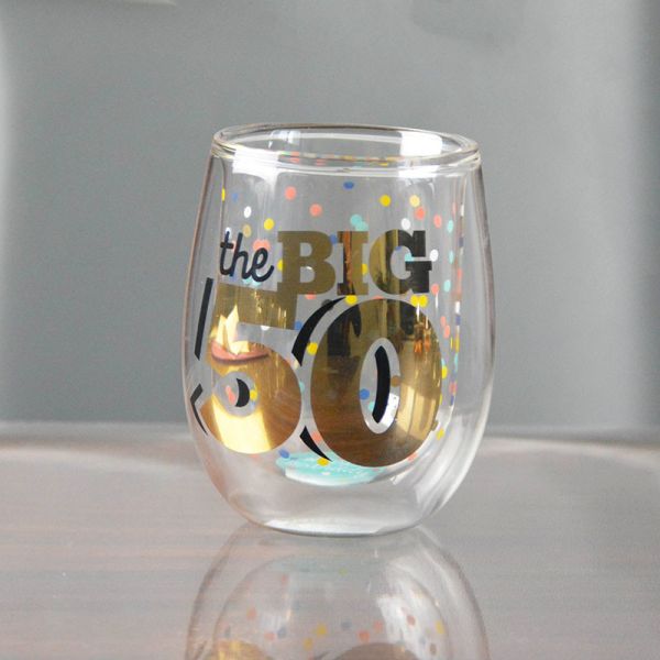 Quality High Borosilicate Double Wall Handmade Whiskey Glass for sale