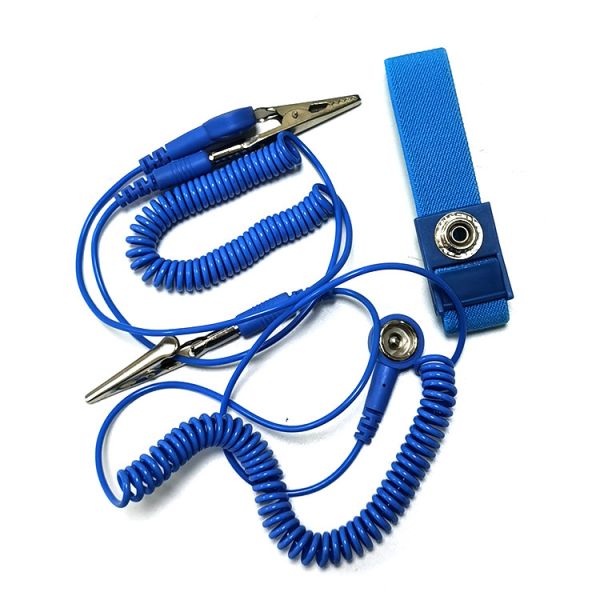 Quality Anti Static 4mm 7mm 10mm Button ESD Protection Wrist Band for sale