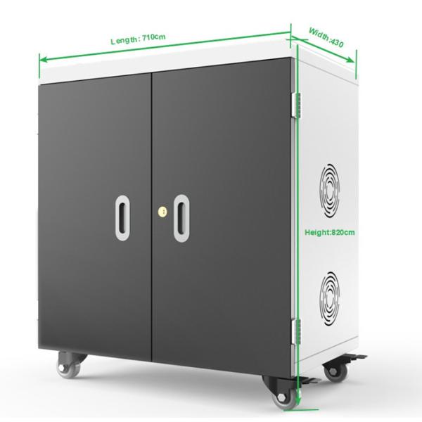 Quality Library 36 Slots Lockable Tablet Charging Cabinet Station CE FCC for sale