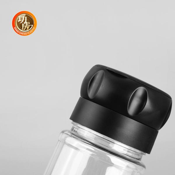 Quality 125Ml Plastic Spice Bottles Screw Mouth Seasoning Shaker With Lid for sale