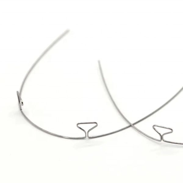 Quality Orthodontic Stainless Steel Bull Braces Loop Wire For Teeth Alignment And Dental Retention for sale