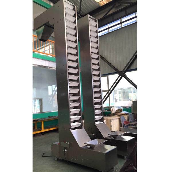 Quality Carbon Steel Chain Type Bucket Elevator For Rice Mill Fragile Materials for sale