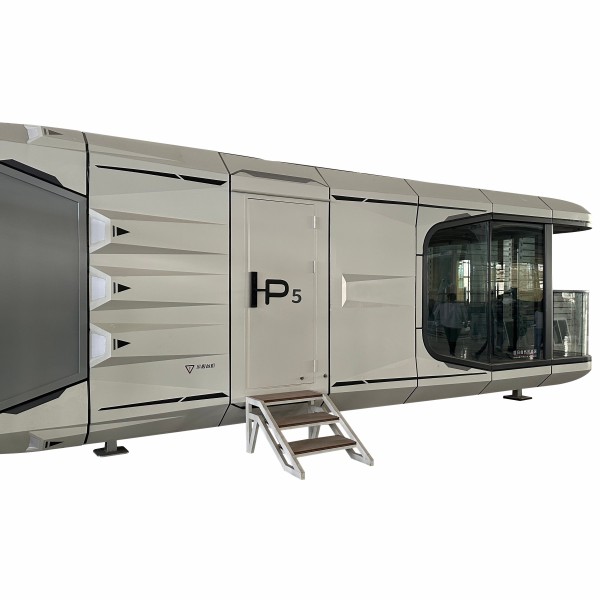 Quality Outdoor Luxury Living Green House Prefabricated Space Capsule House with Galvanized Steel Frame for sale