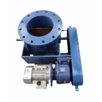 Quality Output 1TPH 2TPH Rotary Airlock Valve For Dust Collector Chain Drive for sale