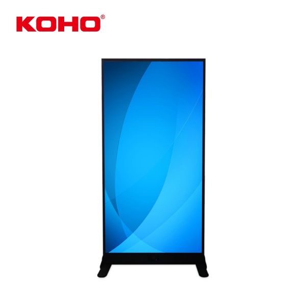 Quality Indoor interactive Floor Standing Digital Signage LCD Screen Kiosk 75inch ODM for sale