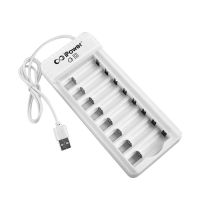 Quality AAA AA NIMH Battery Charger 8 Slots Usb 1.2V Ni-MH Ni-CD for sale