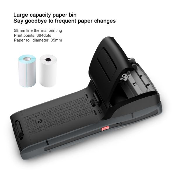 Quality Waterproof Android Handheld PDA Sticker Label Printer Device For Express for sale