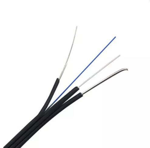 Quality FTTH Singlemode FRPKFRP Steel Strength Member Fiber Optic Cable for sale