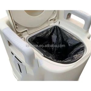 Quality Smart Trash Can Refill Bags 6 Pack Black Self-Sealing Dustbin 10 Meters Length for sale