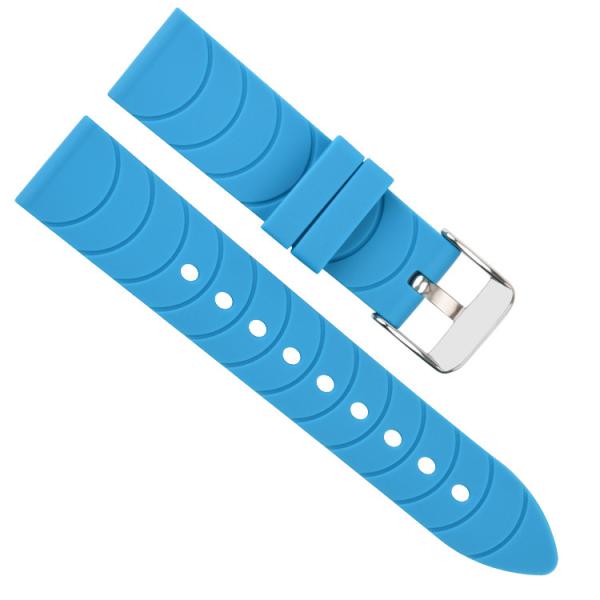 Quality Dust proof Silicone Rubber Watch Band , 18mm Narrow Watch Straps for sale