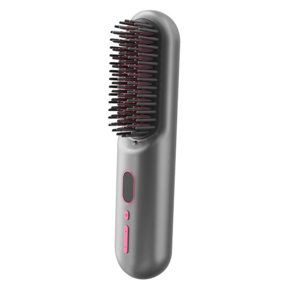 Quality Worldwide Plugs Anti-Frizz Heated Hair Brush With Adjustable Settings for sale