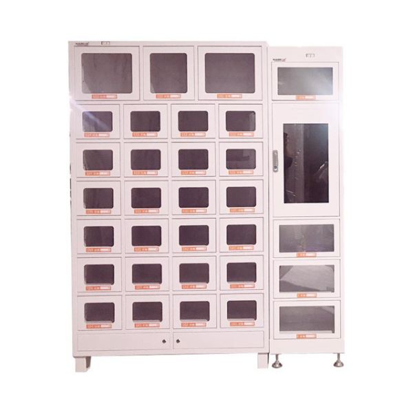 Quality Touch Screen Smart Locker Vending Machine For Snacks Food Cans Toys Candle for sale