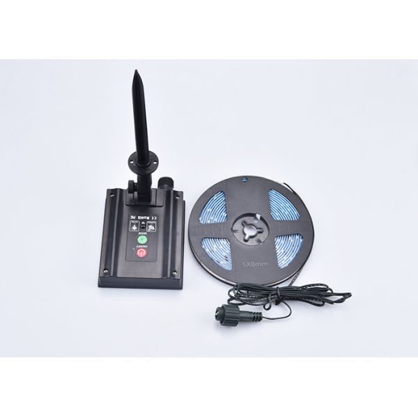 Quality 3.7V Solar Powered Outdoor 30LEDs/M Smart LED Strip Light for sale