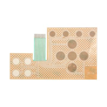 SGS PET Membrane Switch Silk Screen Printing Rubber Membrane Keypad