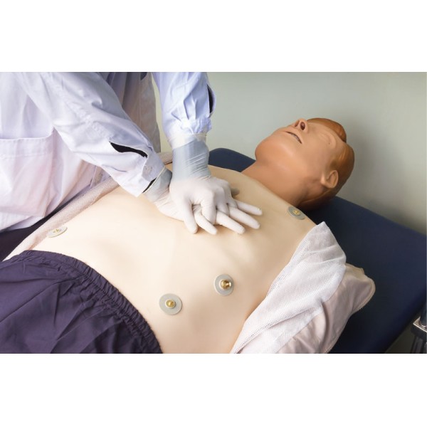 Quality Advanced ALS Training First Aid Dummies with Defibrillation and Pacing Training for sale