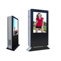 Quality 55inch outdoor floor standing digital signage, totem, lcd advertising kiosk for for sale