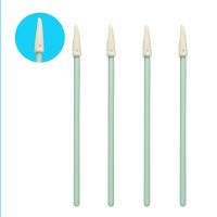 Quality Small Pointed Sponge Tip PP Stick Slot Groove Cleaning Swab 76mm for sale