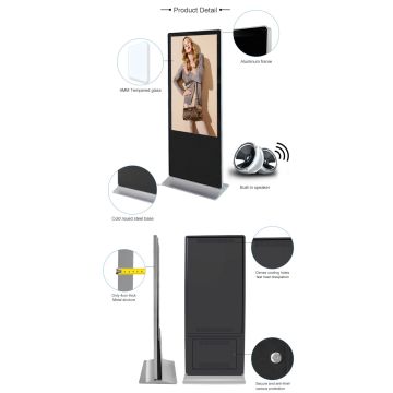 Quality 65 Inch Touch Screen Information Kiosk Wifi Android Digital Board Video for sale