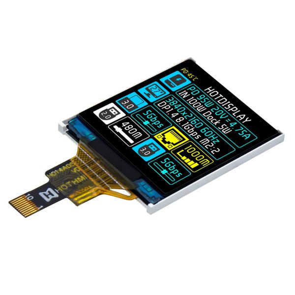 Quality 1.44 Inch TFT LCD Display | 128x128 Resolution SPI ST7735 for sale