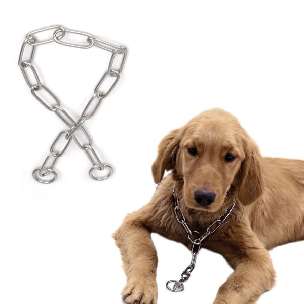 Quality Iron Chains Pet Dog Choke Solid Pattern Performance Popular Style Heavy Duty for sale