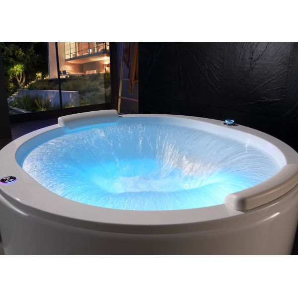 Quality Round Spa Massage Bathtub With Circle Waterfall Dia.1600mm for sale
