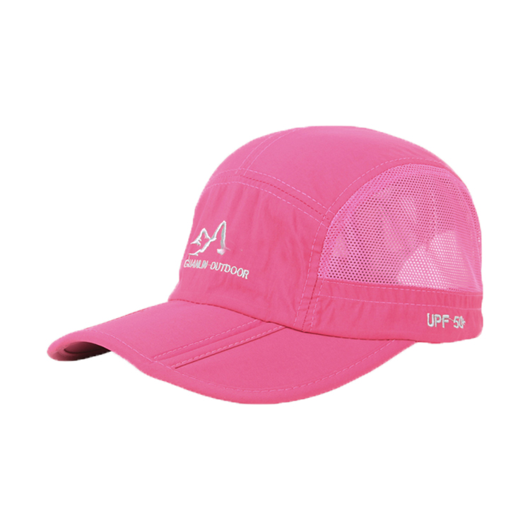 Custom foldable camper caps stylish curve brim sports hats For unisex