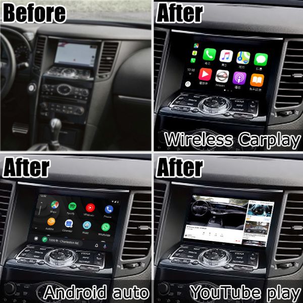 Quality Android 13 Navigation Car Video Interface Support Waze / Youtube For Infiniti for sale
