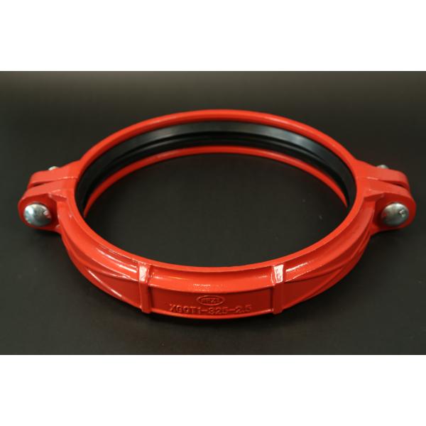 Quality industrial pipeline Grooved Clamp Coupling CMA CAL CCC certificate for sale