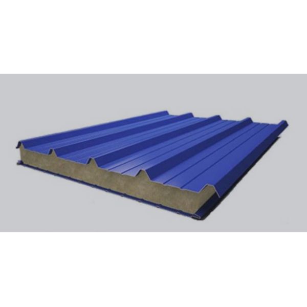 Quality Thermal Insulation Waterproof PU EPS Rock Wool Sandwich Panel Production Line for sale